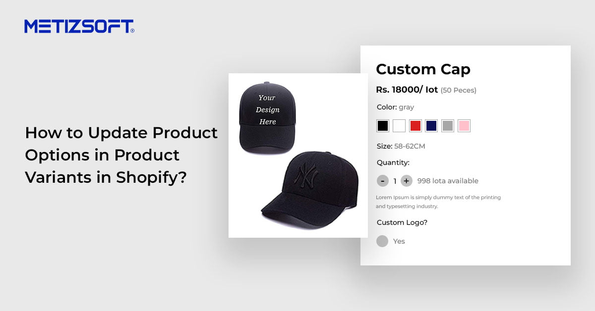 Shopify Product Option and Product Variants: How to Update It?