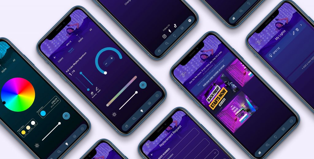 Bluetooth Base Mobile App To Control LED Lights | Viral Light