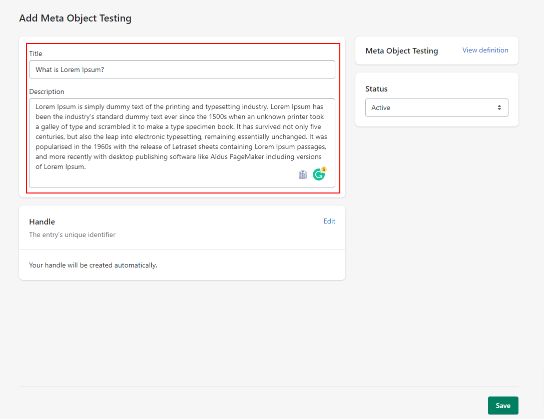 How to Create & Use metaobjects in Shopify? | Experts Guide