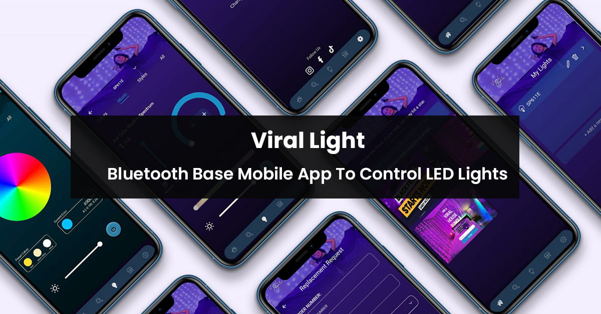 Bluetooth Base Mobile App To Control LED Lights | Viral Light