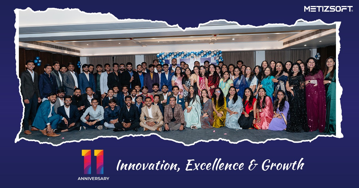 11 Years Of Innovation, Excellence & Growth | Metizsoft Solutions